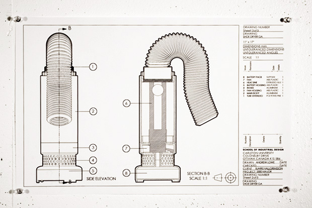Boot Dryer by Andrew Lowe at Coroflot.com