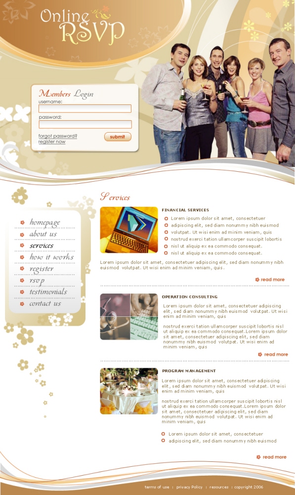 An upload by Anne Miren Valendiano on Coroflot: to the project Online RSVP