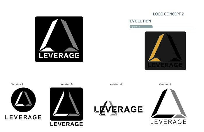 LEVEREAGE Logo Concepts by Jolene Hannon at Coroflot.com