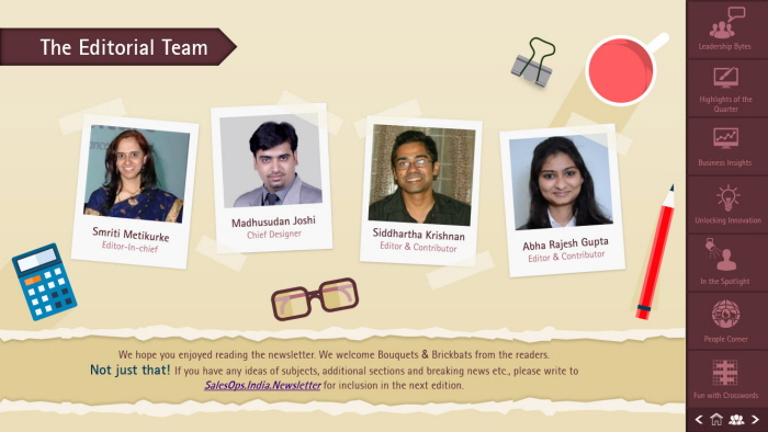 Creative Accenture Newsletter in March 2016 by Madhusudan Joshi at ...