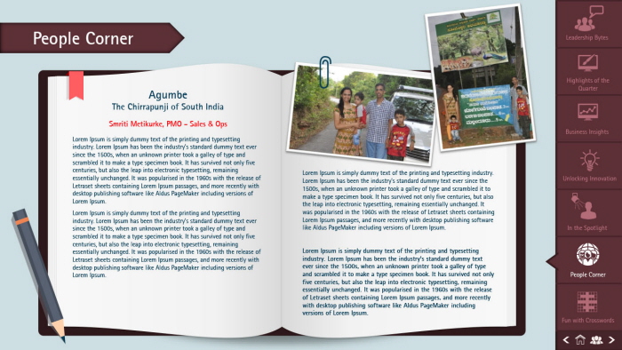 Creative Accenture Newsletter in March 2016 by Madhusudan Joshi at ...