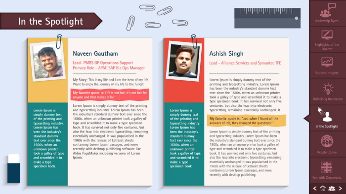 Creative Accenture Newsletter in March 2016 by Madhusudan Joshi at ...