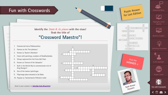 Creative Accenture Newsletter in March 2016 by Madhusudan Joshi at ...