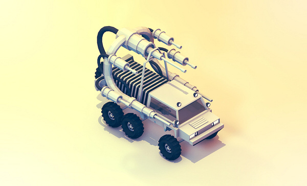 Low-Poly Isometrics by Timothy J. Reynolds at Coroflot.com