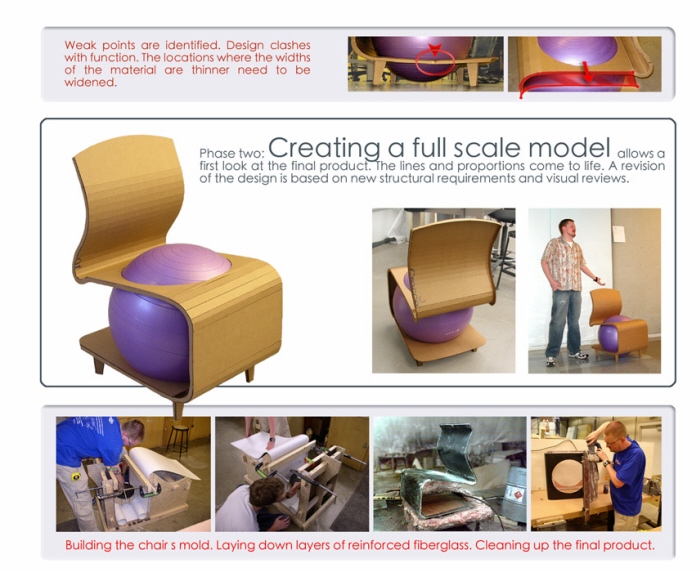 Designing a Chair by Josh Reeves at Coroflot.com