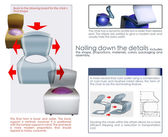 Designing a Chair by Josh Reeves at Coroflot.com
