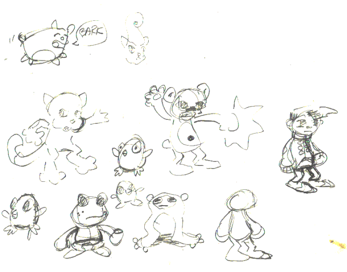 Rough Character Sketches by Calvin Stephens IV at Coroflot.com