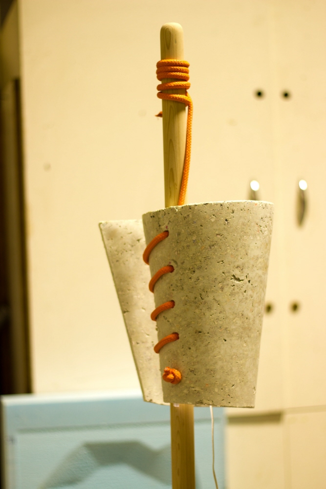 Moses the concrete Lamp by Ryan Spotowski at Coroflot.com