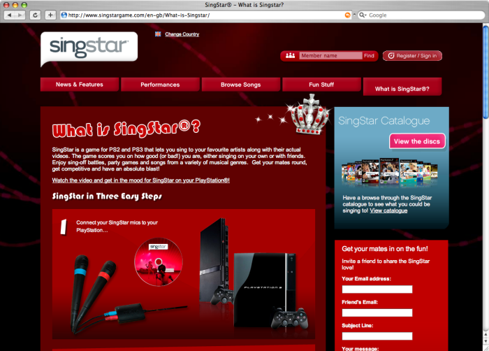 Sony SingStar by Jon Rust at Coroflot.com