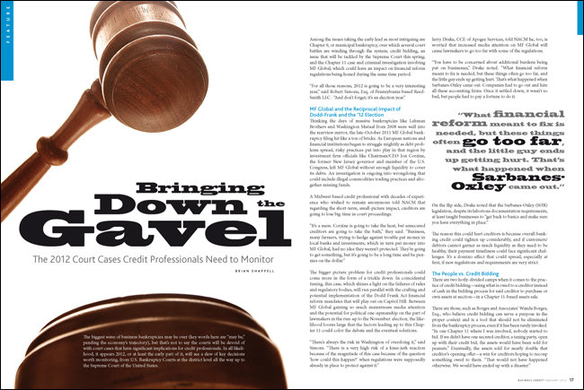 Business Credit Magazine Features by Robin An at Coroflot.com