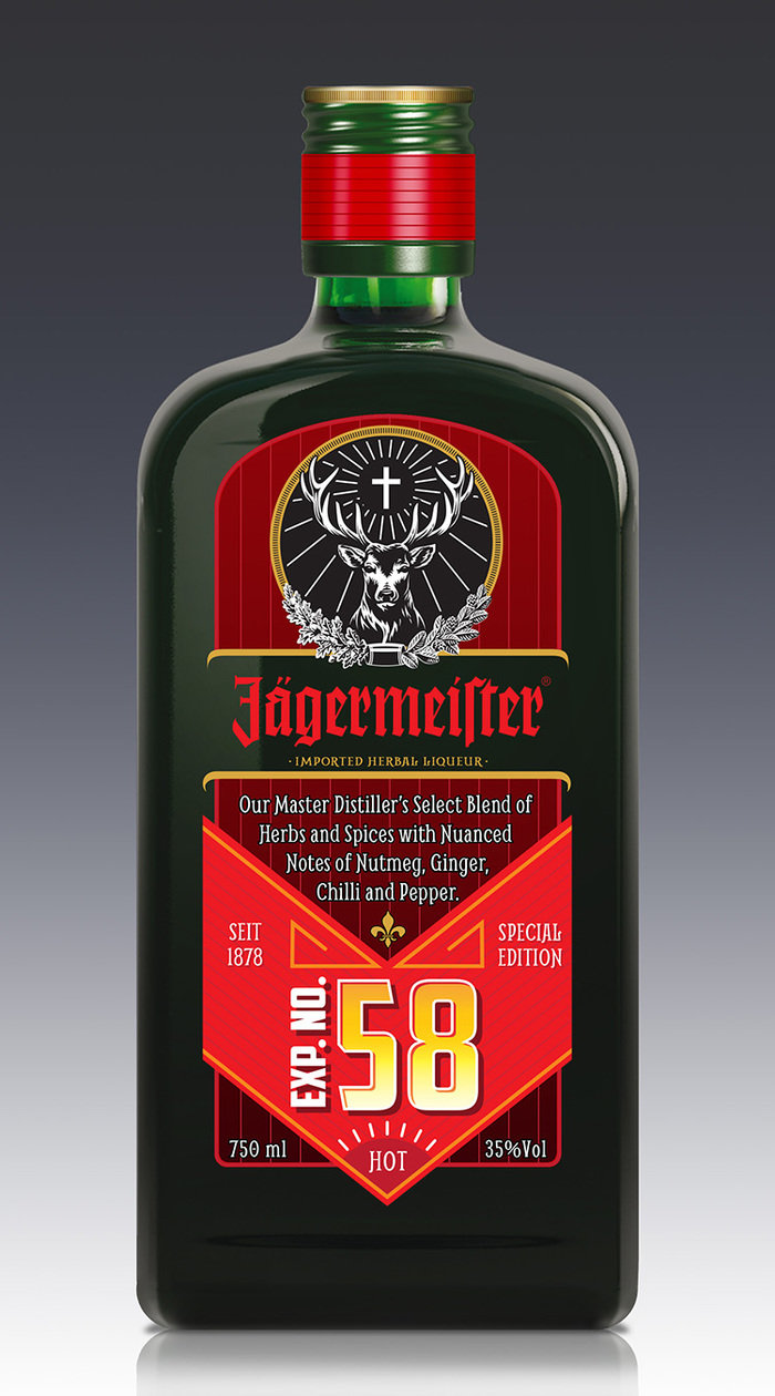 Jagermeister-Label/Branding by Todd Curtis Design at Coroflot.com