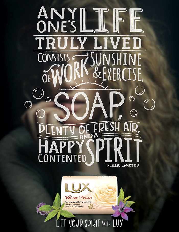 Lux Soap ~ Sayings about soap. by Todd Curtis Design at Coroflot.com