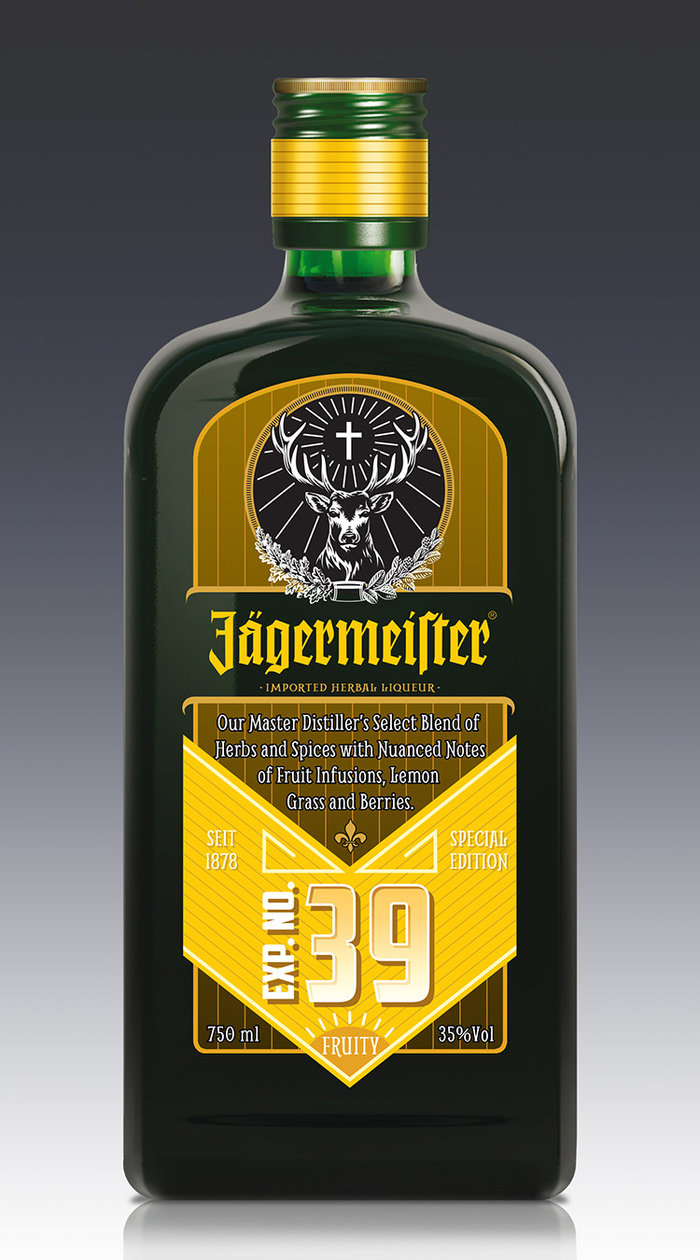 Jagermeister-Label/Branding by Todd Curtis Design at Coroflot.com