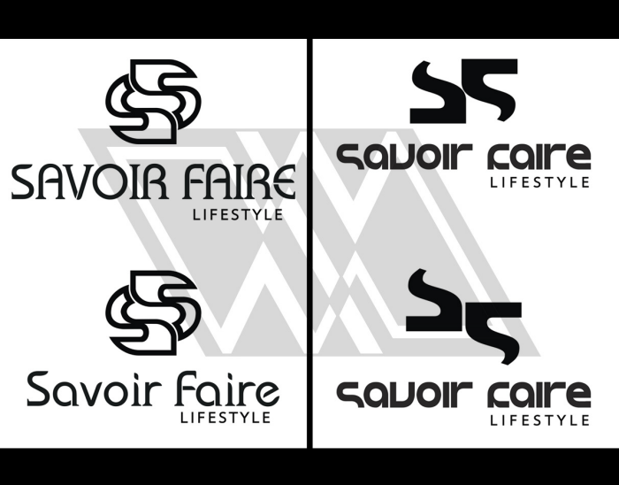 LOGO DESIGN-SAVOIR FAIRE LIFESTYLE by Vishal Anand at Coroflot.com