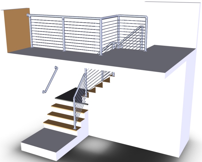 SolidWorks Models- Railing by Matt Nestor at Coroflot.com