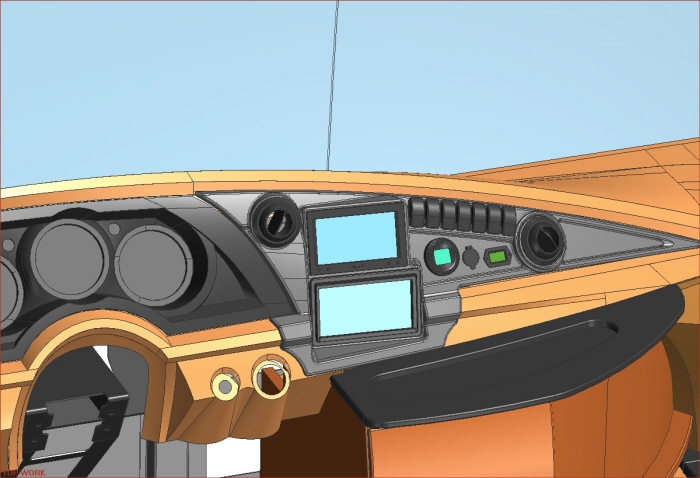 3D AMC Dash Assembly by Jerry Lamb at Coroflot.com