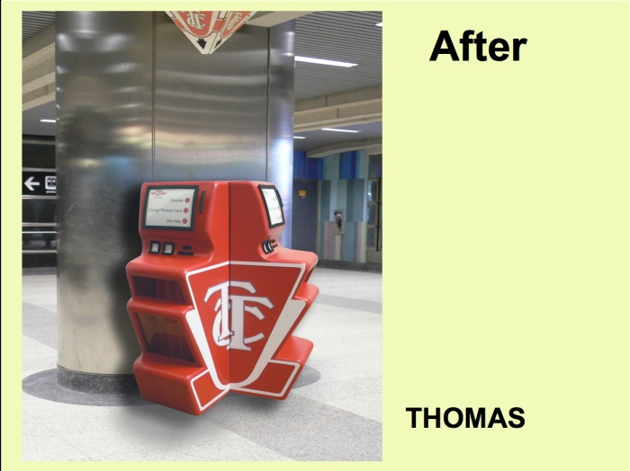 Thomas-the new TTC Transfer Machine by Catalina Navarro at Coroflot.com