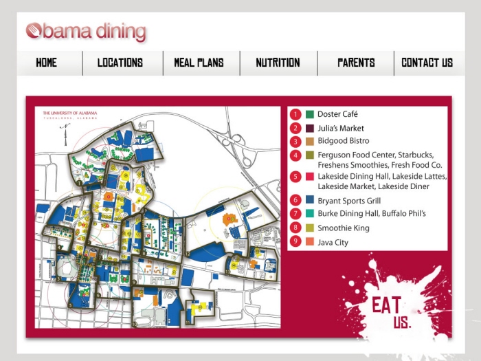 An upload by Blake Hallonquist on Coroflot: to the project Bama Dining