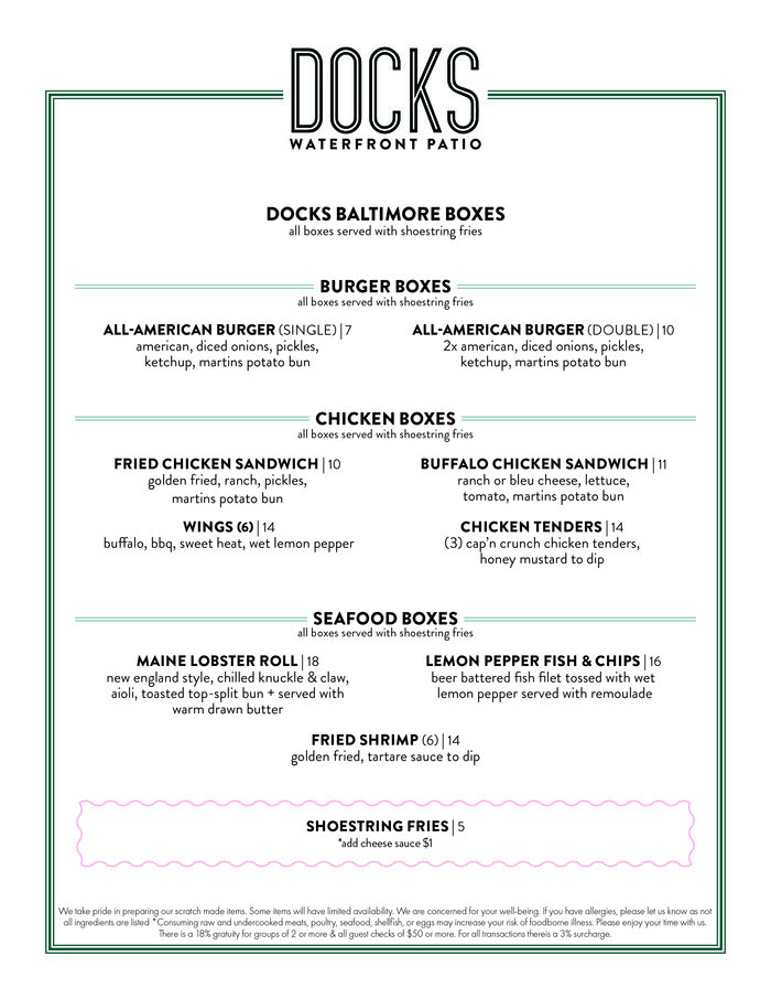 Docks on the Harbor Restaurant by Melissa Policaro at Coroflot.com