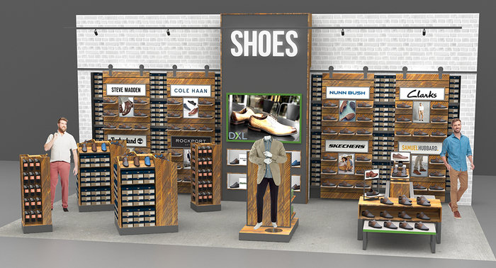 DXL Shoe Dept. Concept by Michael Graham at Coroflot.com