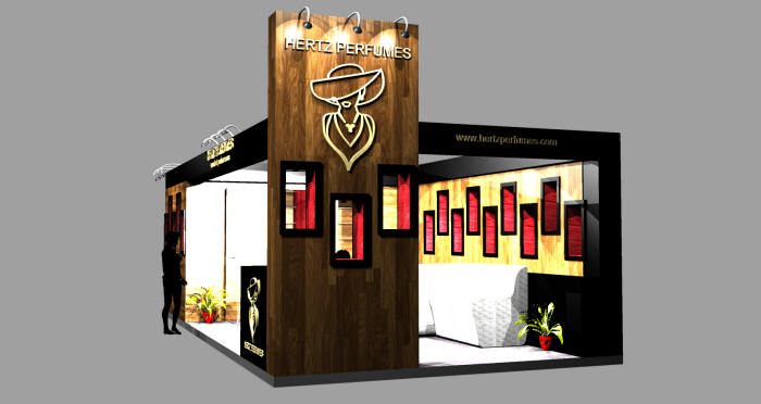 Exhibition Stall Design for COSMOPROF Bologna, Italy event by Rahul ...