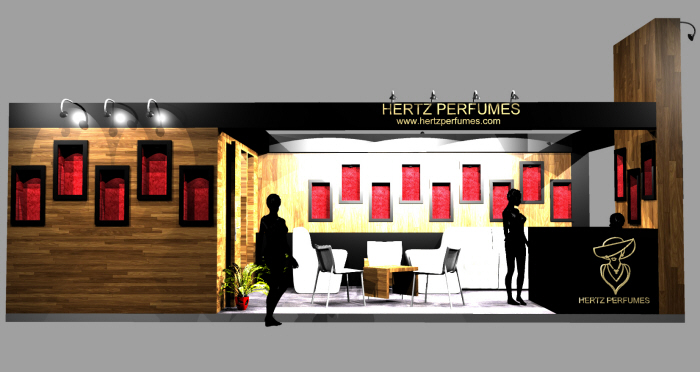 Exhibition Stall Design for COSMOPROF Bologna, Italy event by Rahul ...