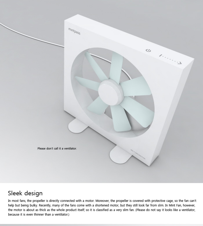 047 Mint Fan by Jongchul Kim at Coroflot.com
