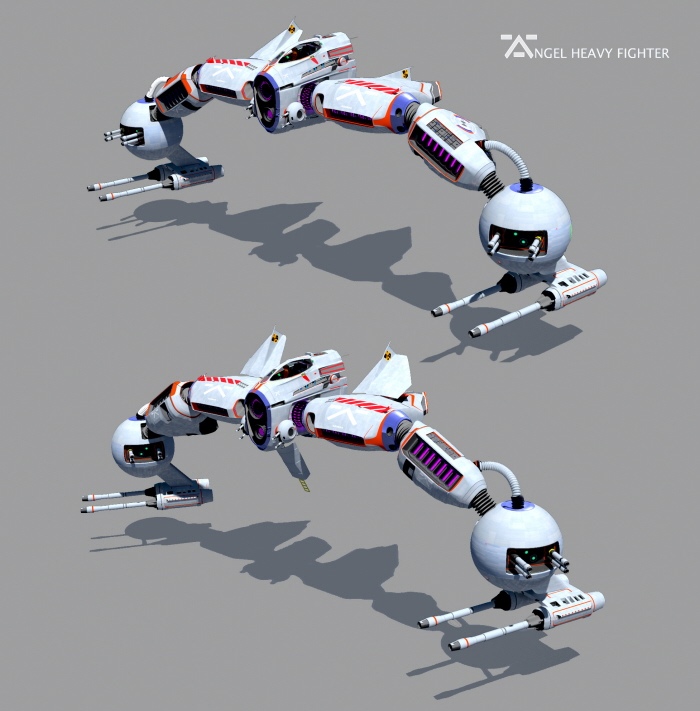 Angel Star Fighter - Game Asset by Edmund Keefe at Coroflot.com