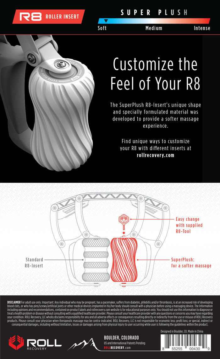 R8 and R8+ Roller Inserts by Samuel Wu at Coroflot.com