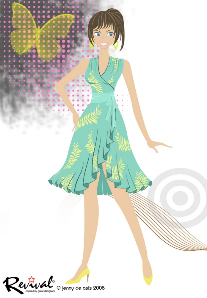 fashion designs by Jennifer De Asis at Coroflot.com