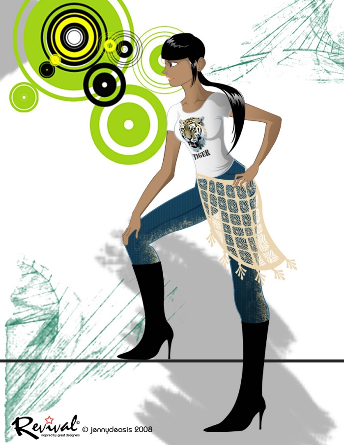 fashion designs by Jennifer De Asis at Coroflot.com