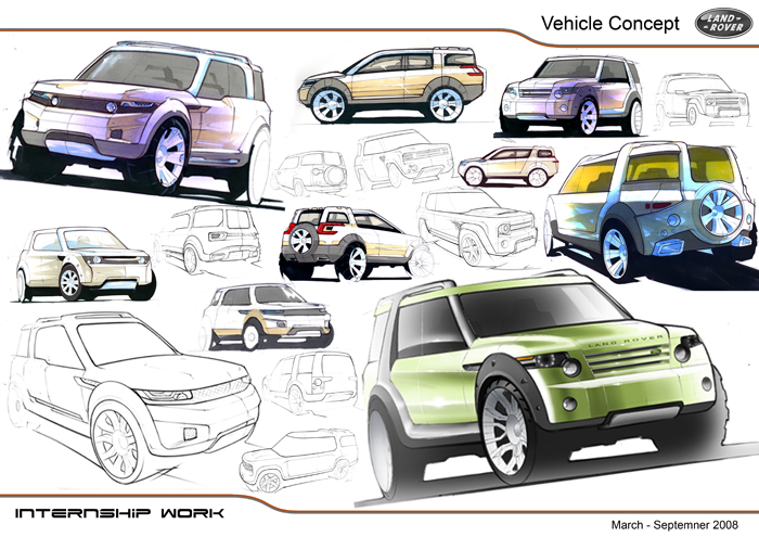 Land Rover Internship Work by Christopher Pollard at Coroflot.com