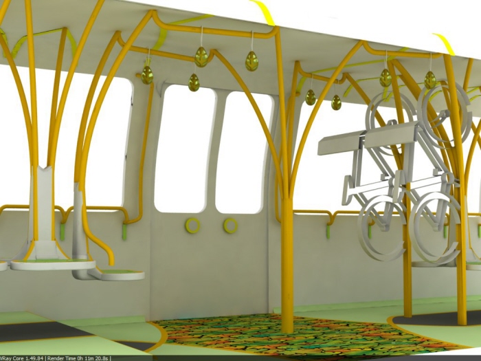 Monorail Interior Design by Ceren Atun at Coroflot.com
