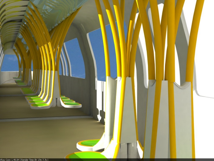 Monorail Interior Design by Ceren Atun at Coroflot.com