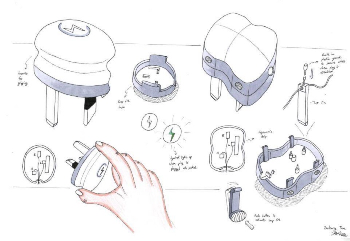 Connectez - 3 Pin Plug by Zachary Tan at Coroflot.com