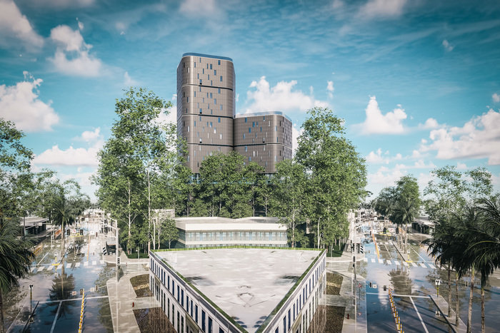 An upload by KARIM TEDJANI on Coroflot: to the project BUREAUX DUBAI