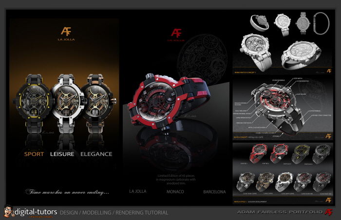 Watch Concept Design by Adam Fairless Design & Realization at Coroflot.com