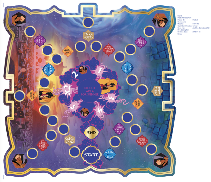 Aladdin Board Game by Derric Capteina at Coroflot.com