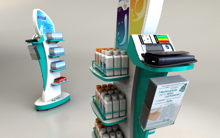 Permanent Health Care Display by Andres Alvarez Rios at Coroflot.com