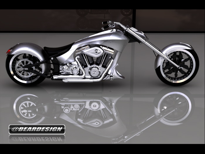 Custom Chopper by Khairul Anwar Tumingan BEAR at Coroflot.com