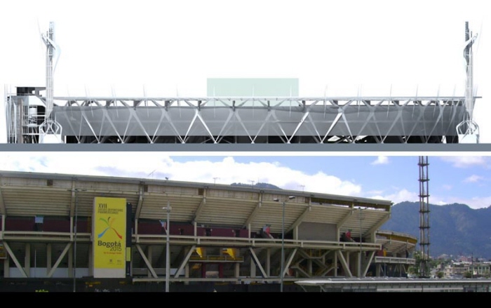 New Facade Stadium Bogota el Campin by Oscar Acosta at Coroflot.com