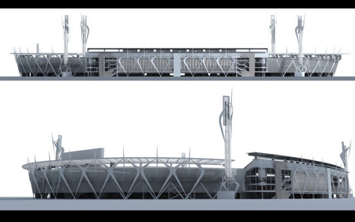 New Facade Stadium Bogota el Campin by Oscar Acosta at Coroflot.com