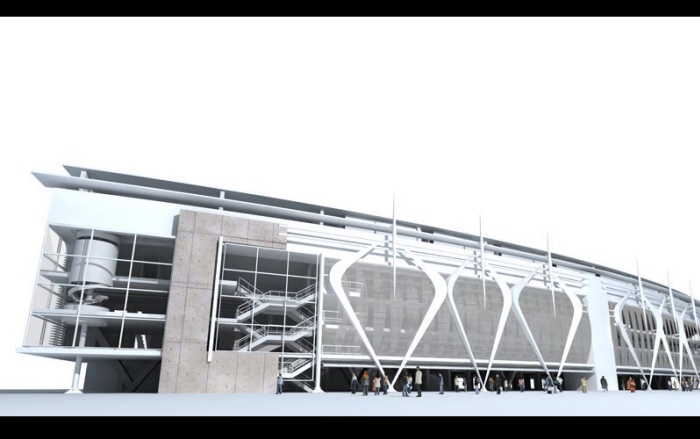 New Facade Stadium Bogota el Campin by Oscar Acosta at Coroflot.com
