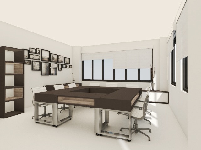 Multi function office layout by AGATA CHRISTINA at Coroflot.com