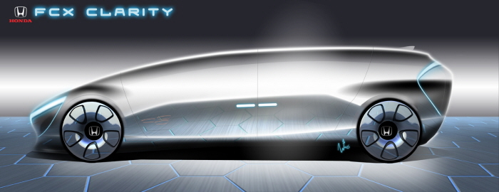 Honda FCX Clarity Concept by Niklas Wejedal at Coroflot.com