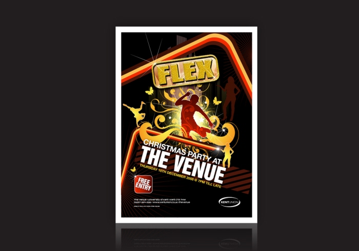Promo flyers by Steve Levy at Coroflot.com