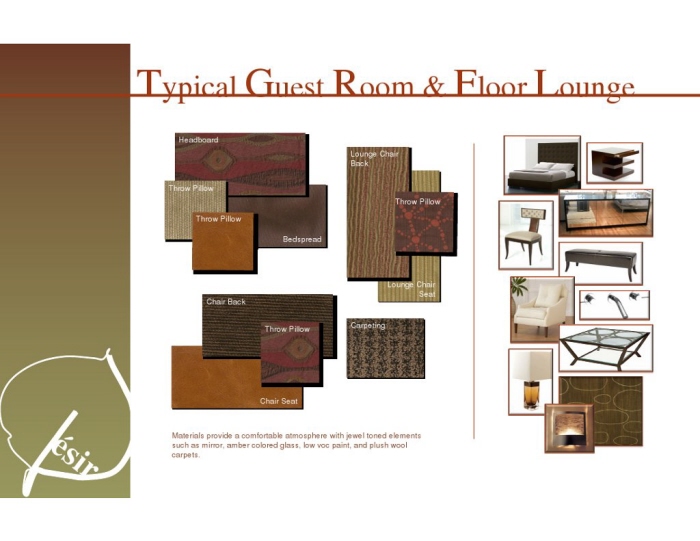 Hospitality Design by Anna Alcorn at Coroflot.com
