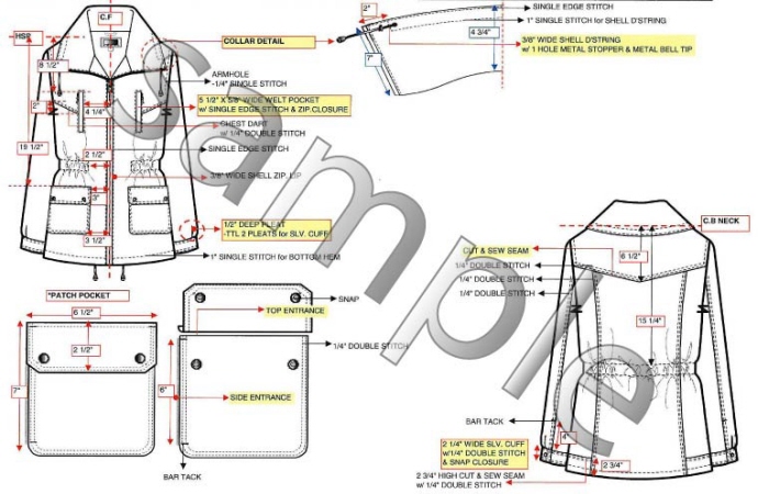 Sample of Technical Package by Dongchul Shin at Coroflot.com