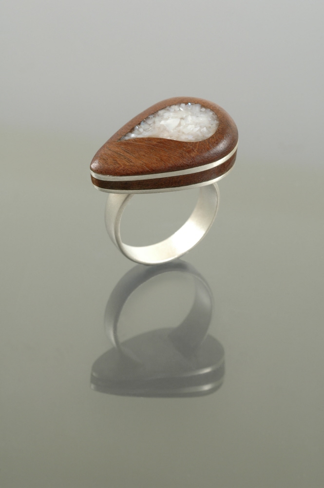 Carved Wood and Gemstone Jewelry by Whitney Dobson at Coroflot.com