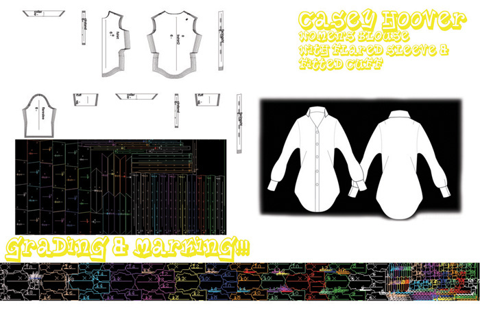 Computer Patternmaking by Casey Hoover at Coroflot.com